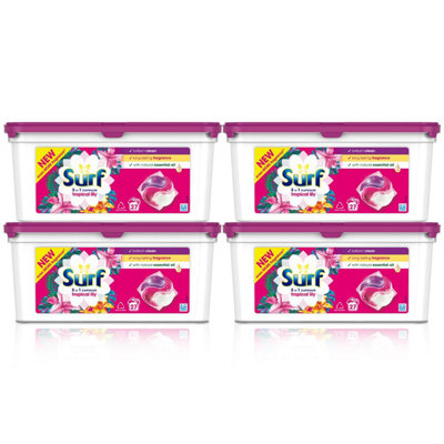Surf 3-in-1 Washing Capsules Tropical Lily, with Natural Essential Oil ...