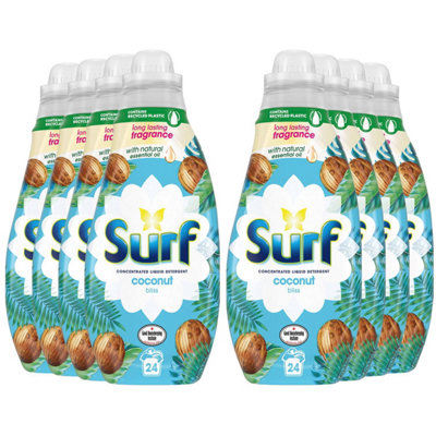 Surf Coconut Bliss Lasting Fragrance Liquid Detergent 648ml, 192 Washes ...