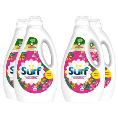 Surf Concentrated Liquid Laundry Detergent Tropical Lily 2.7L 100 ...
