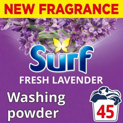 Surf Laundry Detergent Powder Fresh Lavender 2.25kg, 180 Washes, 4Pk