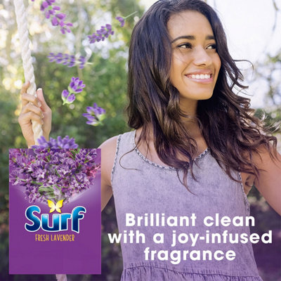 Surf Laundry Detergent Powder Fresh Lavender 2.25kg, 180 Washes, 4Pk