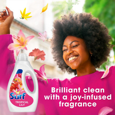 Surf Laundry Washing Liquid Detergent Tropical Lily 3.78 Litre, 136 ...