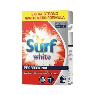 Surf Professional Washing Powder White 130 Washes 8.45kg | DIY at B&Q