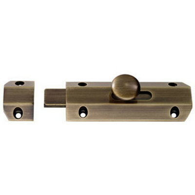 Surface Mounted Flat Sliding Door Bolt Lock 102 x 36mm Florentine ...