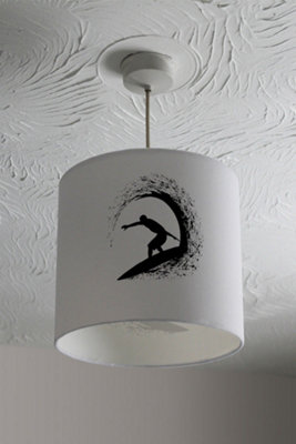 Surfer Silhouette (Ceiling & Lamp Shade) / 25cm x 22cm / Lamp Shade ...