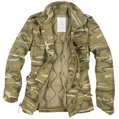 Surplus US Field Jacket M65 Desert Light size Large