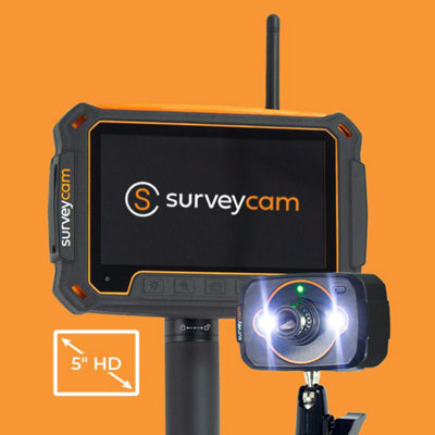 SurveyCam High-Level Inspection Camera System & 32ft Telescopic Pole ...