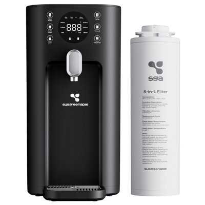 SusGreenable Portable Water Purifier, 5 in 1 Reverse Osmosis Filtration ...