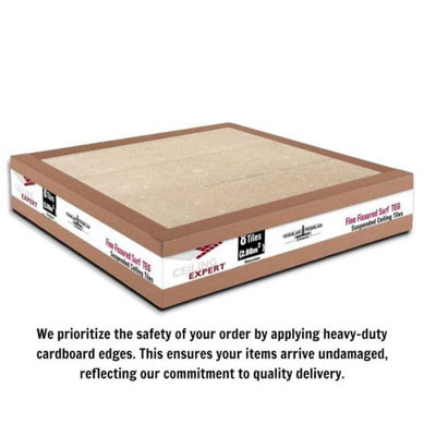 Suspended Fine ND Fissured Tegular Edge Ceiling Tiles Premium 595mm x ...
