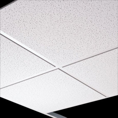 Suspended Fine ND Fissured Tegular Edge Ceiling Tiles Premium 595mm x ...