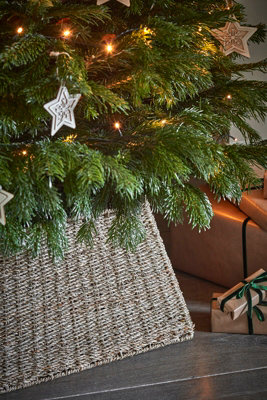 Sustainable Seagrass Foldable Square Tree Skirt H26cm W60cm