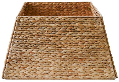 Sustainable Water Hyacinth Foldable Square Tree Skirt H26cm W60cm