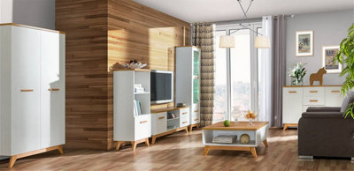 Sven SV7 Highboard Cabinet - Elegant Storage Solution in Anderson Pine ...