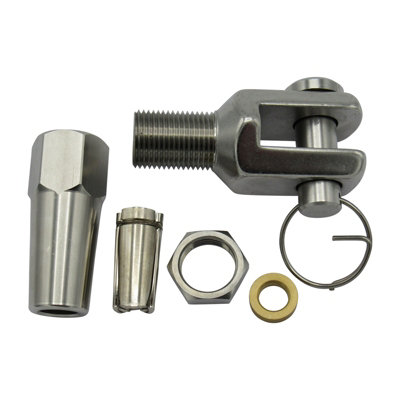 Swageless Fork Terminal Wire Rope 3MM (Stainless Fitting Cable Rigging Jaw)