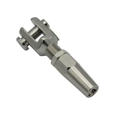 Swageless Fork Terminal Wire Rope 3MM (Stainless Fitting Cable Rigging Jaw)