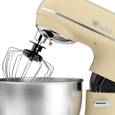 Swan 800 W Retro Cream Stand Mixer,