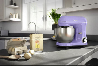 Swan 800 W Retro Purple Stand Mixer
