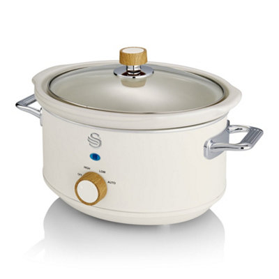 Swan Nordic White 3.5 Litre Slow Cooker, SF17021WHTN