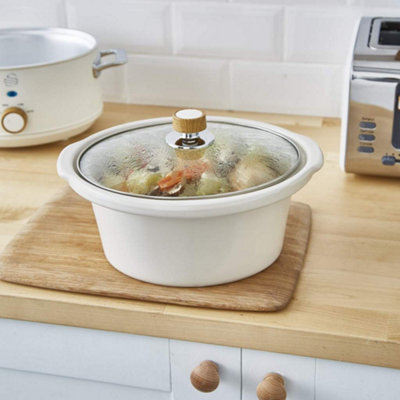 Swan Nordic White 3.5 Litre Slow Cooker, SF17021WHTN