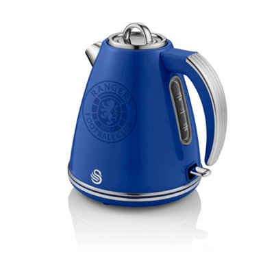 Swan Rangers 1.5 Litre Retro Jug Kettle, Blue, 360 Degree Rotational ...