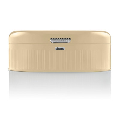 Swan Retro Bread Bin Large Cream