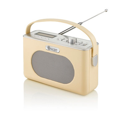 Swan Retro DAB Bluetooth Radio Cream