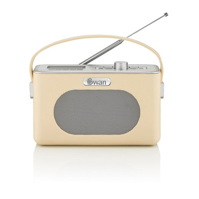 Swan Retro DAB Bluetooth Radio Cream