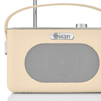 Swan Retro DAB Bluetooth Radio Cream