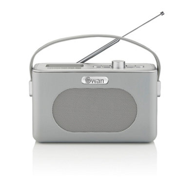 Swan Retro DAB Bluetooth Radio Grey