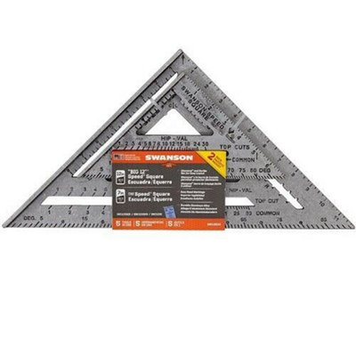 Swanson 7 & 12 inch Speed Square Twin Pack With Blue Book Non-Glare SW1201K