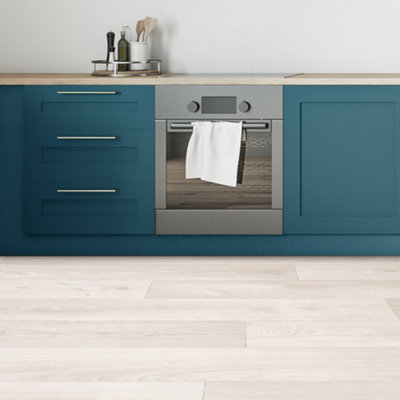 Sweedish Medium Oak Style Soft Lino Flooring 2m Width Sheet Vinyl R10 ...