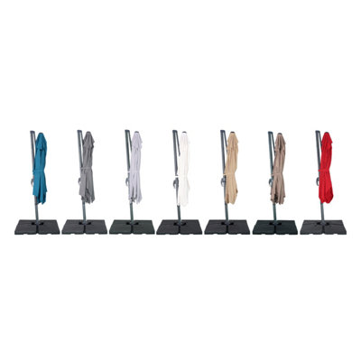 sweeek. 2x3m rectangular cantilever parasol - parasol can be tilted ...