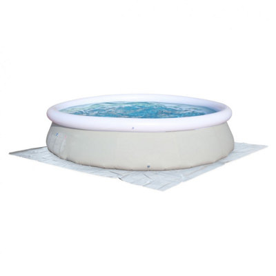 sweeek. 3.9x3.9m ground sheet for above-ground swimming pools Pool ...