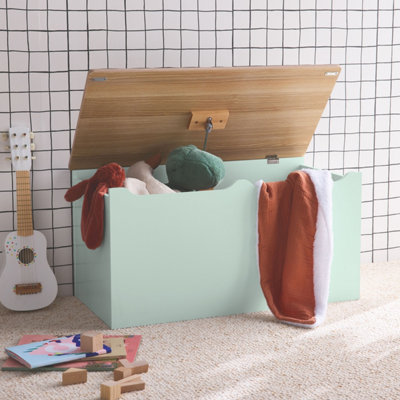 SWEEEK - CHILDREN'S TOY STORAGE BOX WITH SIDE HANDLES TOBIAS CELADON ...