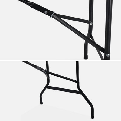 sweeek - Pair of foldable plastic reception tables 2 Fiesta tables ...