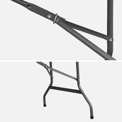 sweeek - Pair of foldable plastic reception tables 2 Fiesta tables ...