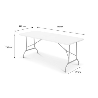 sweeek - Pair of foldable plastic reception tables 2 Fiesta tables ...