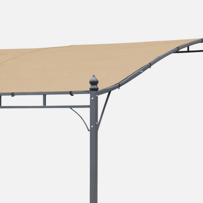 sweeek. Roof cover for pergola Brestum Roof cover for 3x2.5m pergola ...