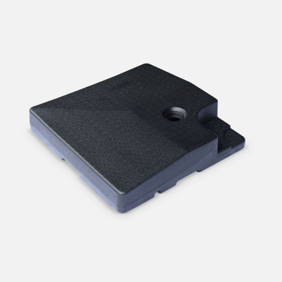 sweeek. Set of 4 square weight slabs 51.5x51.5cm Cantilever parasol ...