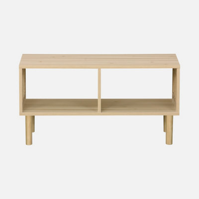 SWEEEK. WOVEN RATTAN COFFEE TABLE CAMARGUE NATURAL 80X40X40 CM