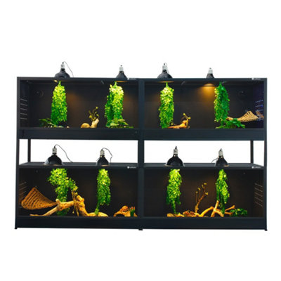 Swell Premium PVC Reptile Vivarium Stack 220 x 50 x 125cm