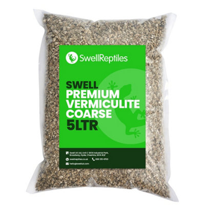 Swell Reptiles Vermiculite Coarse 5L - Natural Egg Incubation Substrate ...