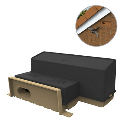 Swift Nesting Brick Box, Buff Breeding Bird House for Brick or Rendered ...
