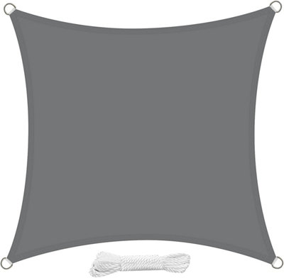 swift Sun Shade Sail 3x3m Square Waterproof 98% UV Block Water ...