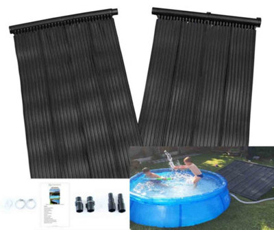Swimming Kids Pool Hot Water Heater Mat PV Panel Pump Kit Free Sun ...