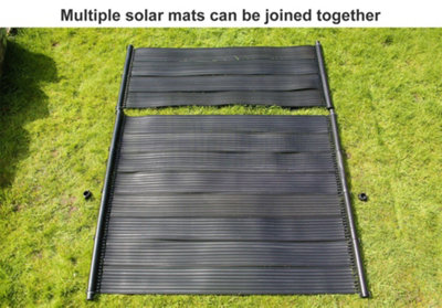 Swimming Kids Pool Hot Water Heater Mat PV Panel Pump Kit Free Sun ...