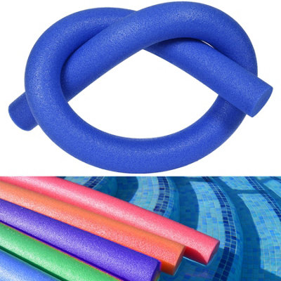 Swimming Pool Noodle Flexible Foam Float Stick (Blue - Pack of 1)