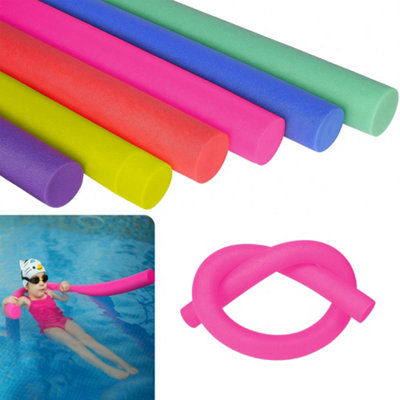 Swimming Pool Noodle Flexible Foam Float Stick (pink- Pack of 1)