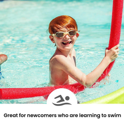 SWIMMING POOL NOODLE FLEXIBLE FOAM FLOAT STICK (RED- PACK OF 1)