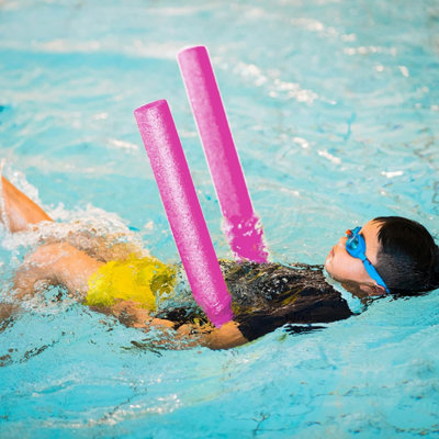 Swimming Pool Noodle for Kids and Adults, 2 Pack Foam Swim Noodle Float ...